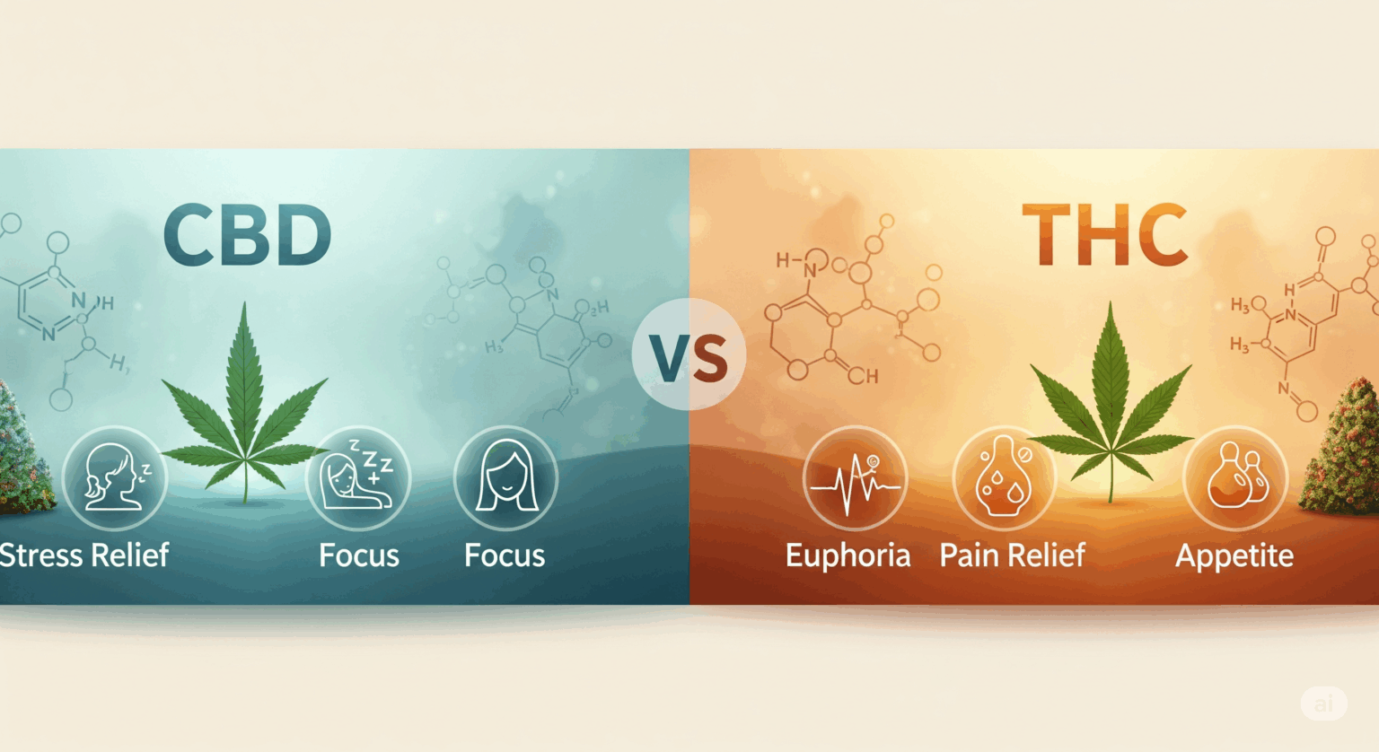 CBD vs. THC: Differences, Benefits & Choosing Right for You